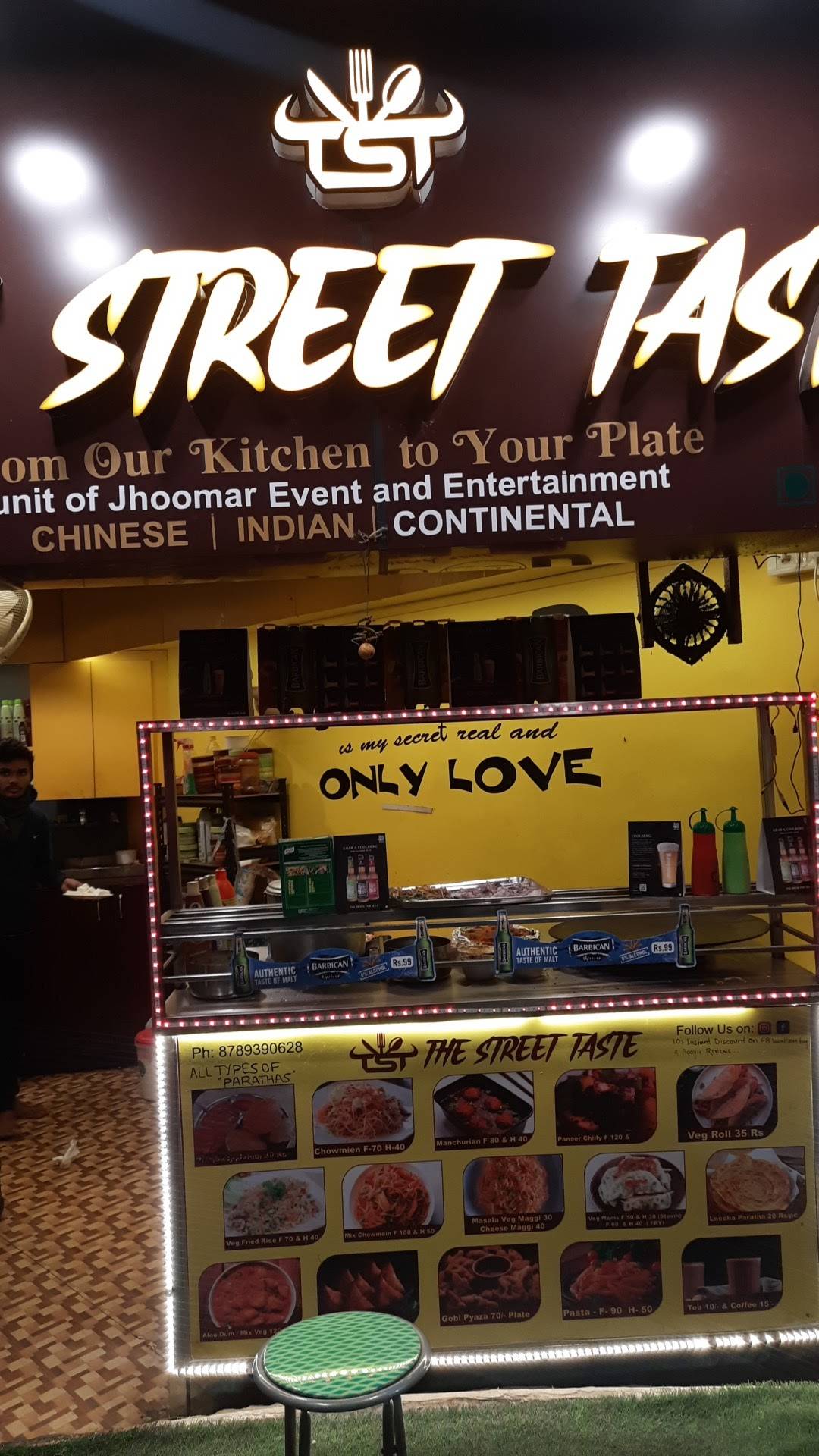 Menu at The Street Taste, Patna