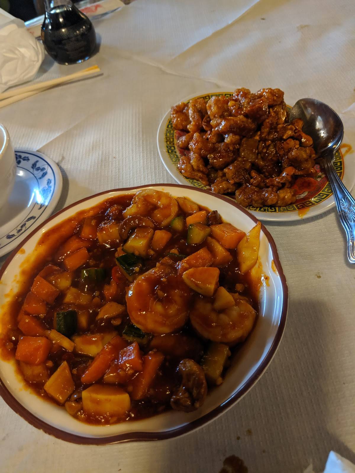Menu at The Water Margin restaurant, Witney