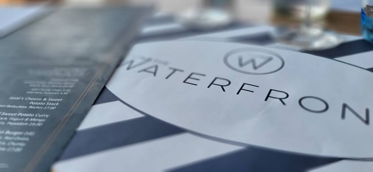 Menu at The Waterfront Hythe restaurant, Hythe
