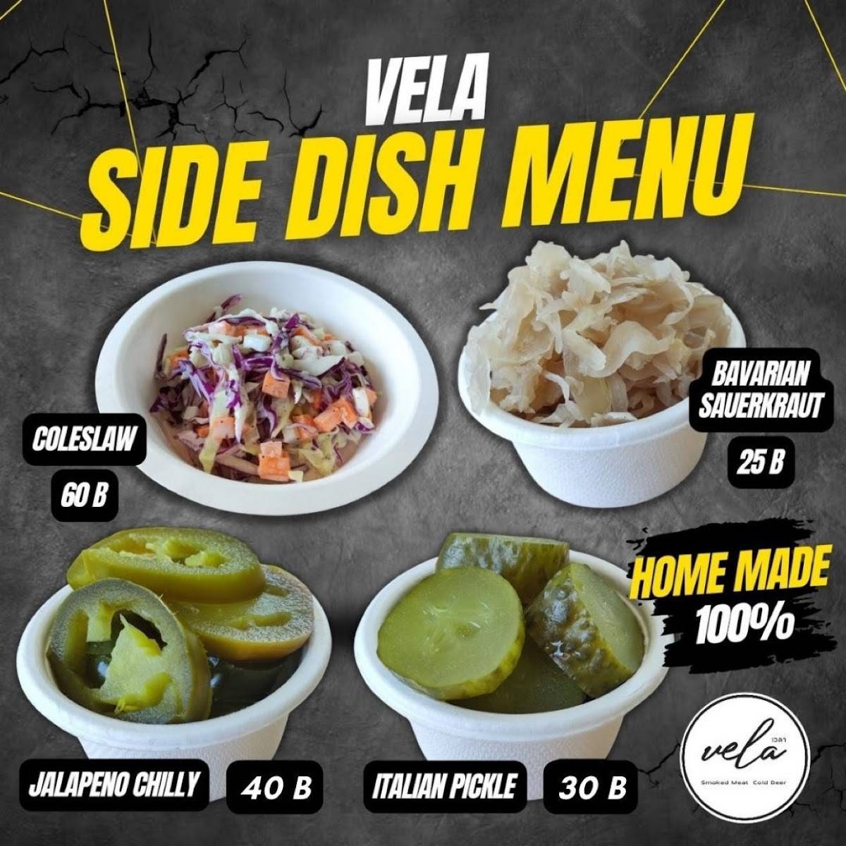 Menu at ร้าน Vela Low & Slow Cooked restaurant, Bangkok