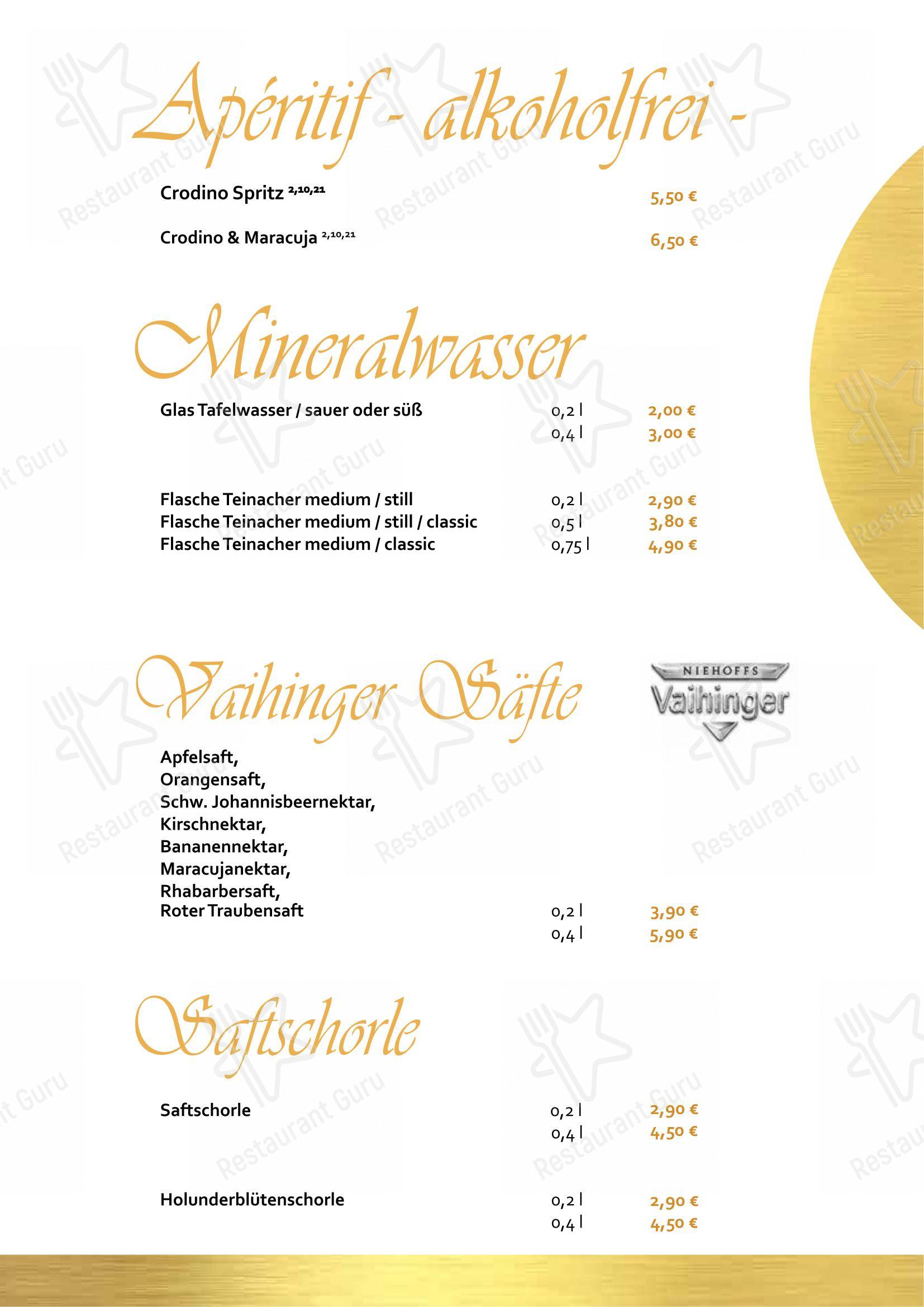 Speisekarte von Restaurant Viktoria, Mühlacker, Kanalstraße 10