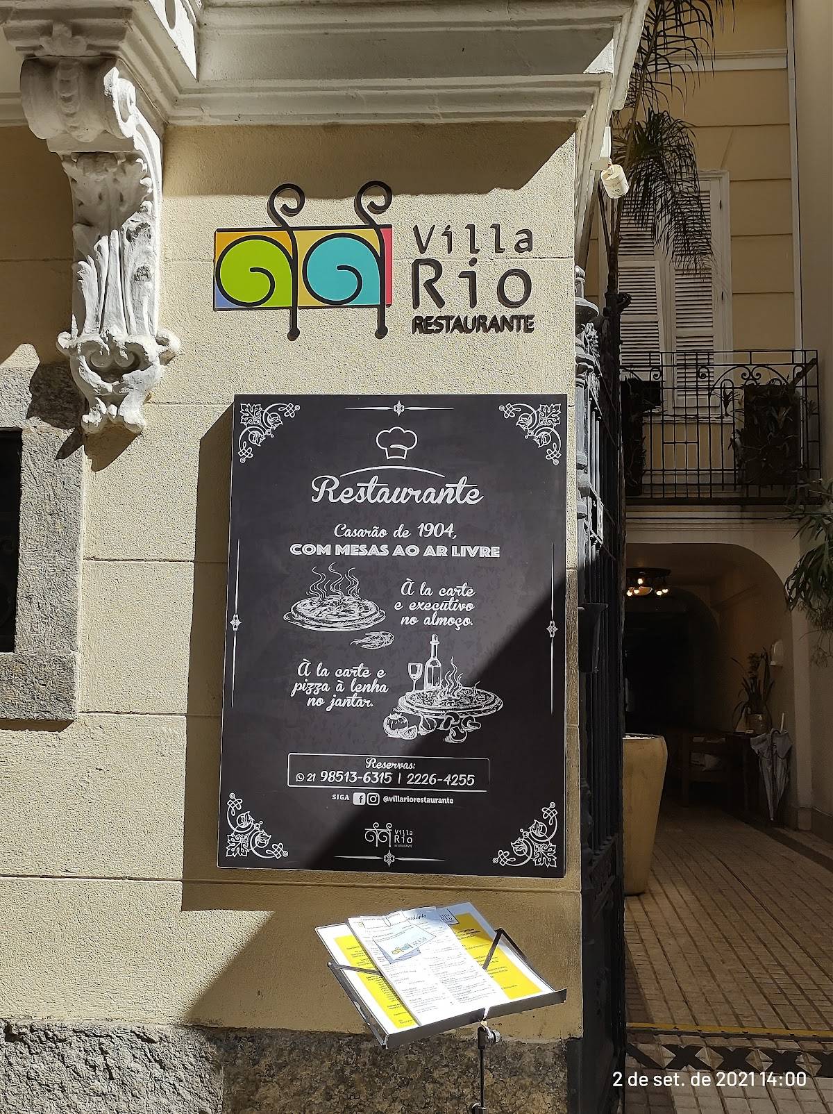 Menu em Villa Rio Restaurante, Rio de Janeiro