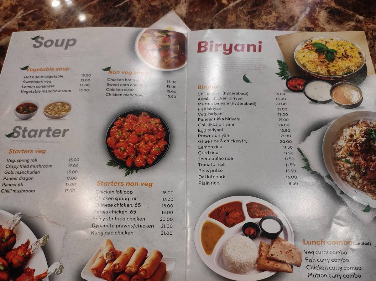 Menu at Village Hub Restaurant, Dubai