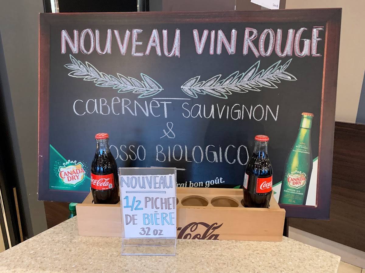 Menu au Restaurant Vulcano, Mascouche