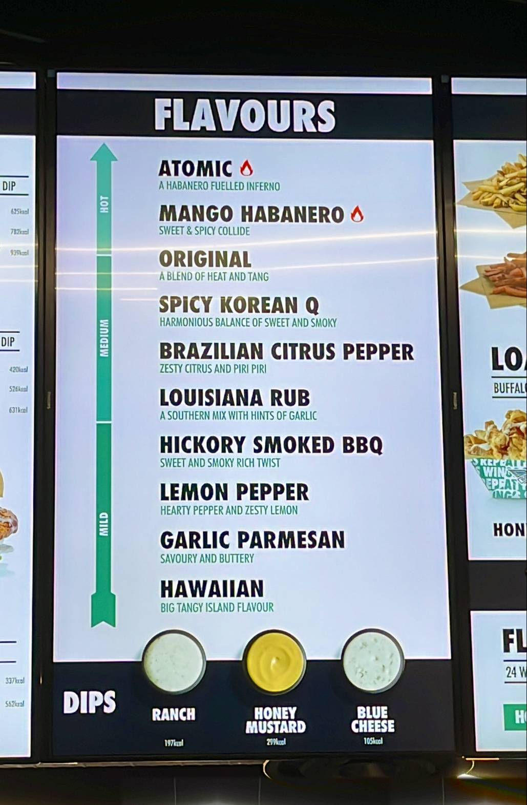 Menu at Wingstop Cambridge Circus restaurant, London, 138 Shaftesbury Ave