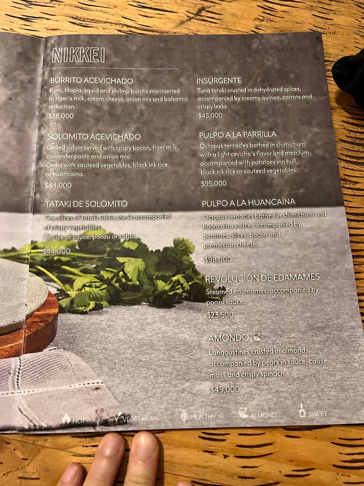 Carta de Restaurante La Causa Laureles, Medellín, a 39-100