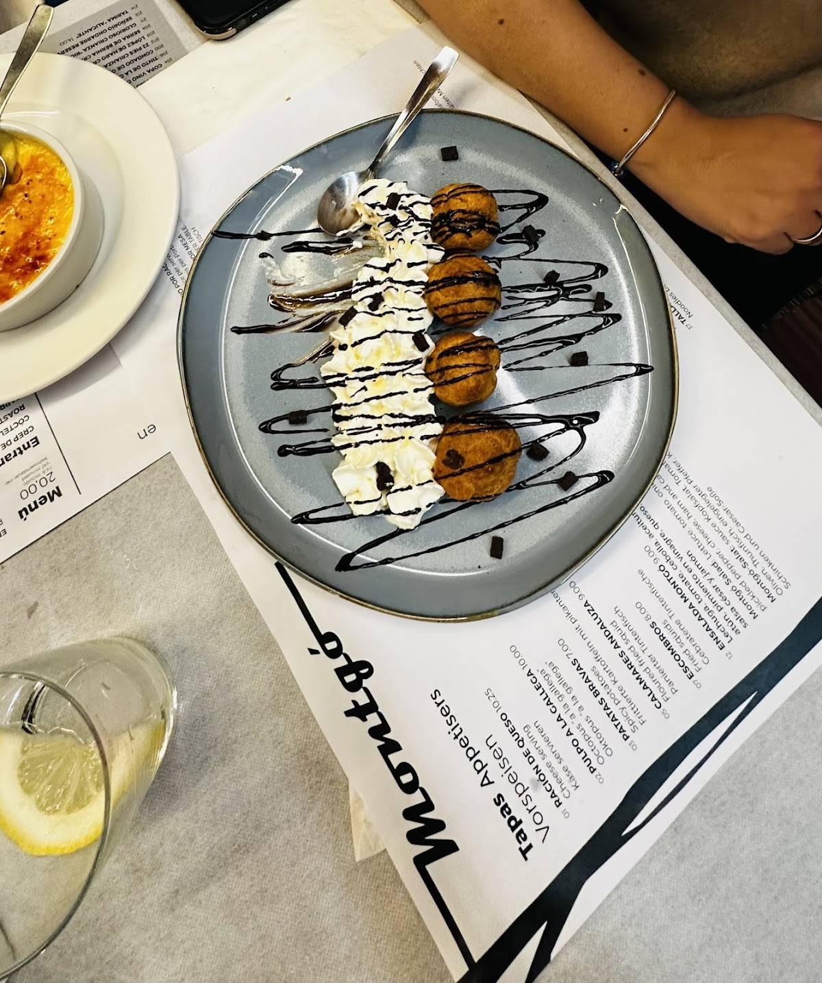 Carta de Restaurante Montgó, Jávea