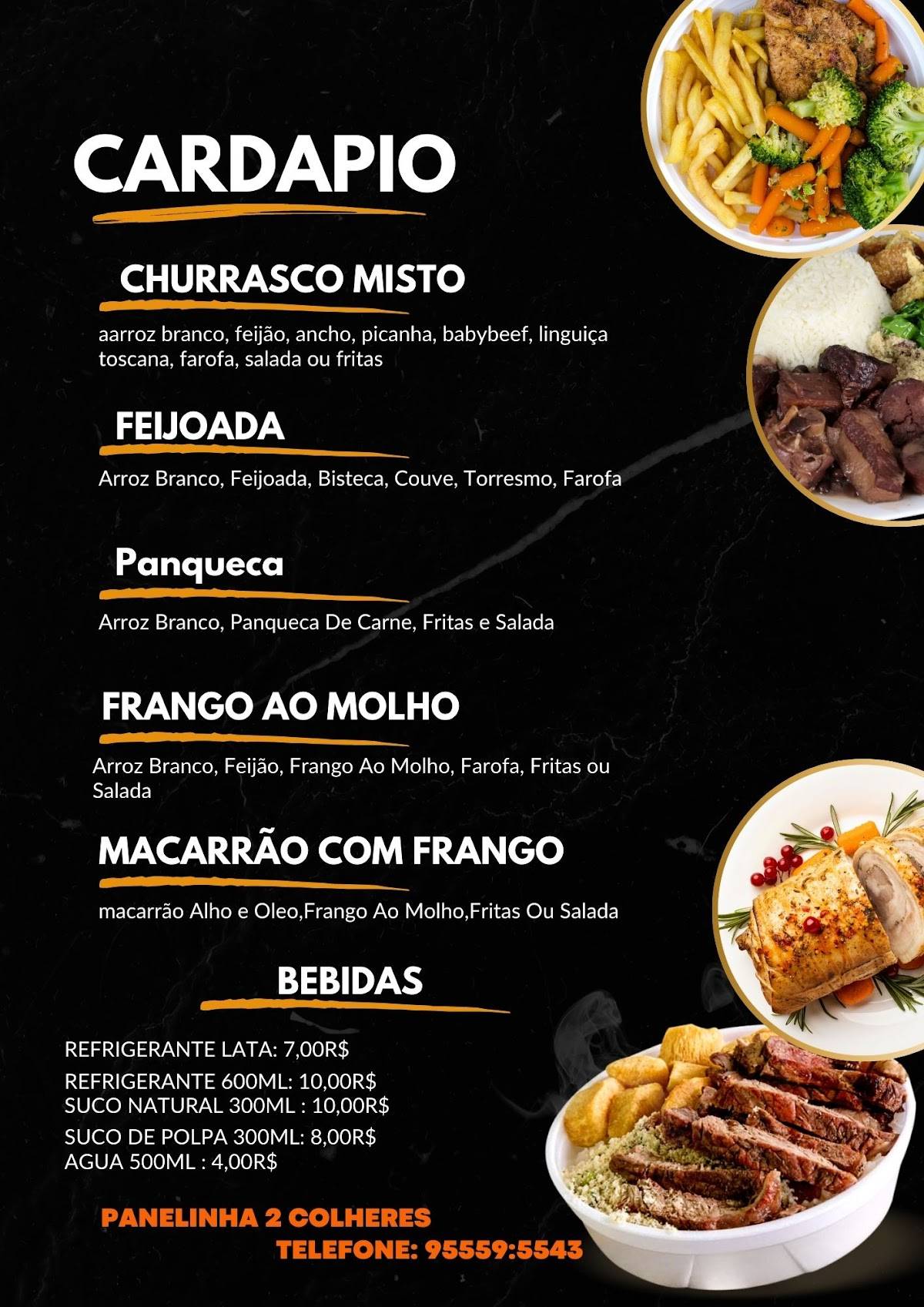 Menu em Restaurante Panelinha Duas Colheres, São Paulo