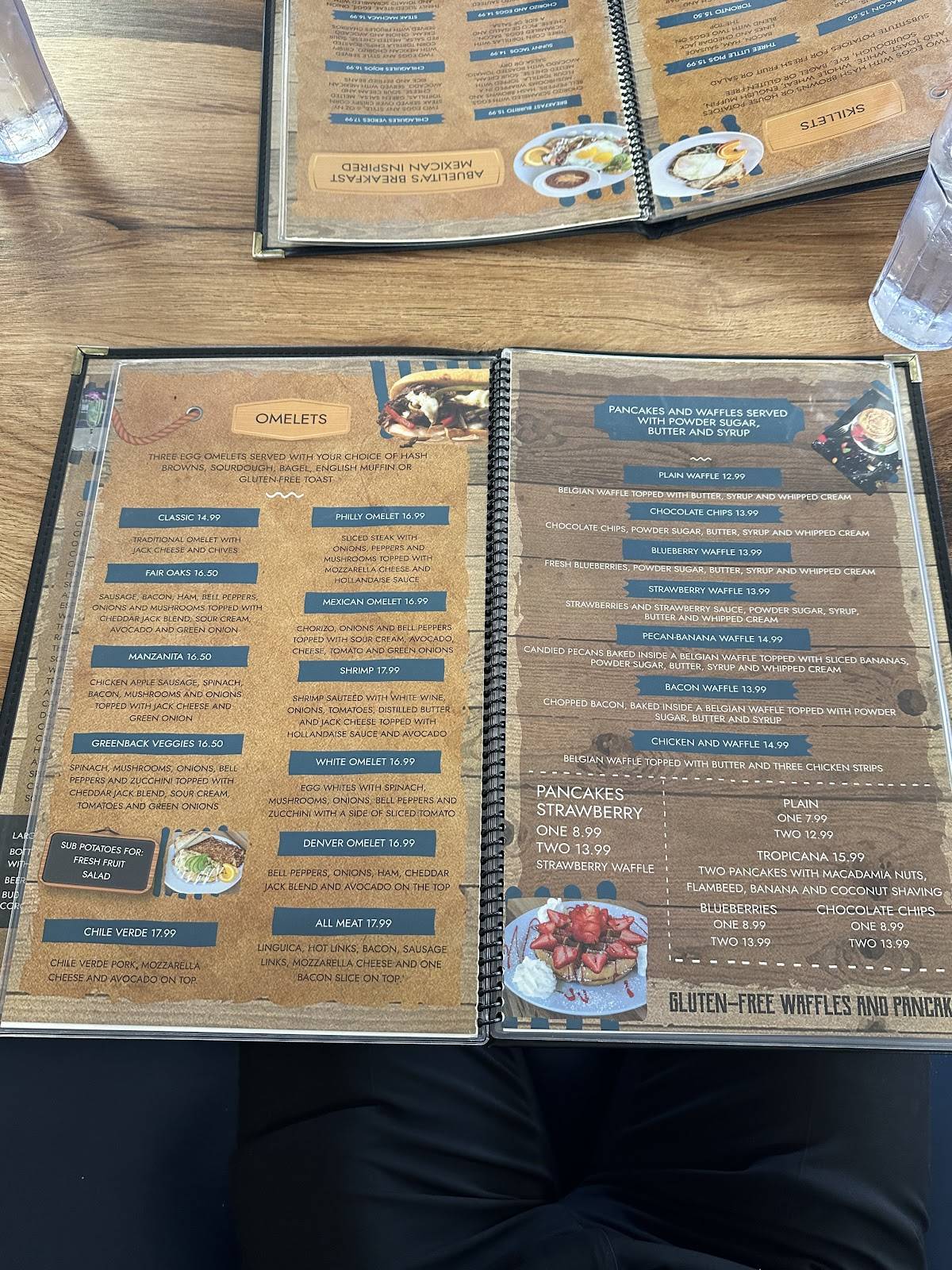 Menu at Rey Mimosa Breakfast and Lunch restaurant, Cameron Park