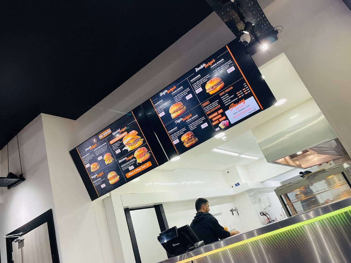 Menu at Riri Burger restaurant, Bournemouth