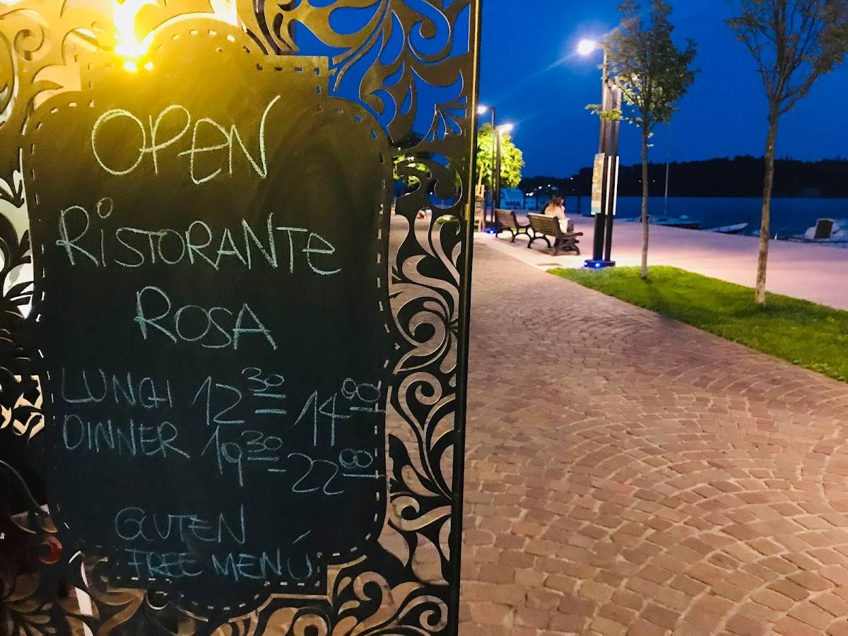 Speisekarte von Ristorante Rosa, Salò