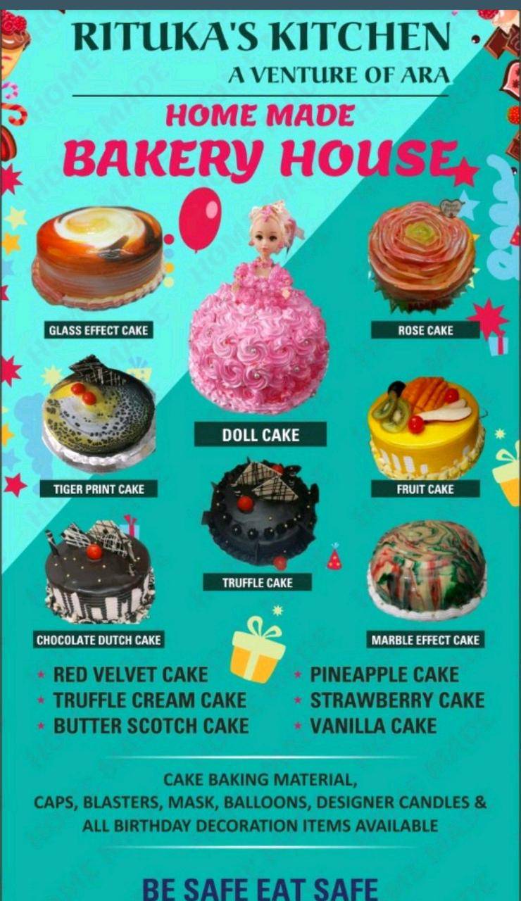 Menu at Rituka's Kitchen, Jaipur