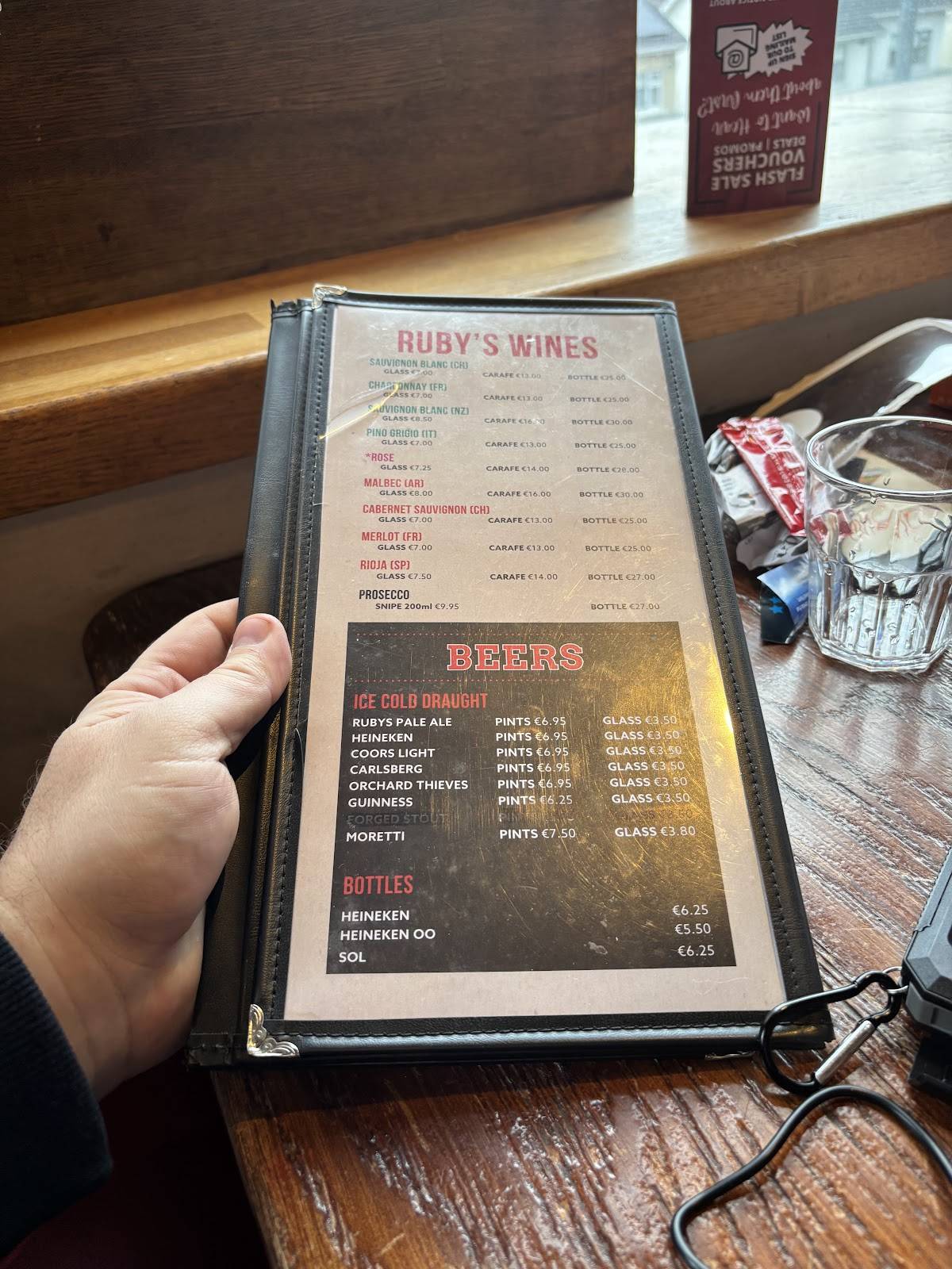 Menu at Ruby's Pizza & Grill BBQ, Swords