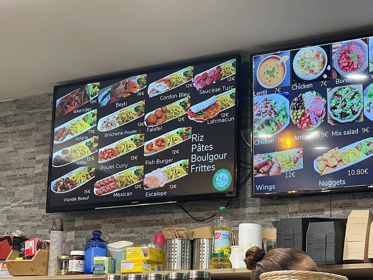 Speisekarte von KEBAB SULTAN 23 restaurant, Luxemburg