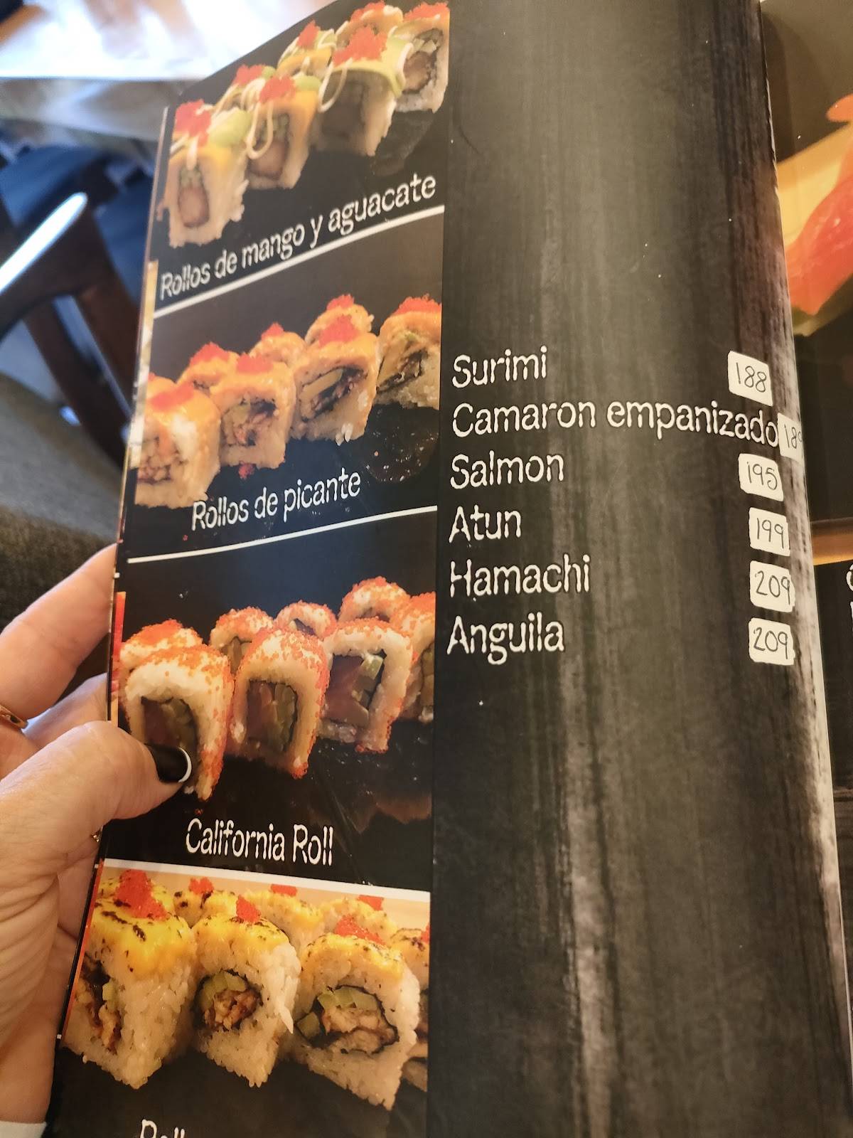Carta del restaurante SUSHIMAN, Tijuana