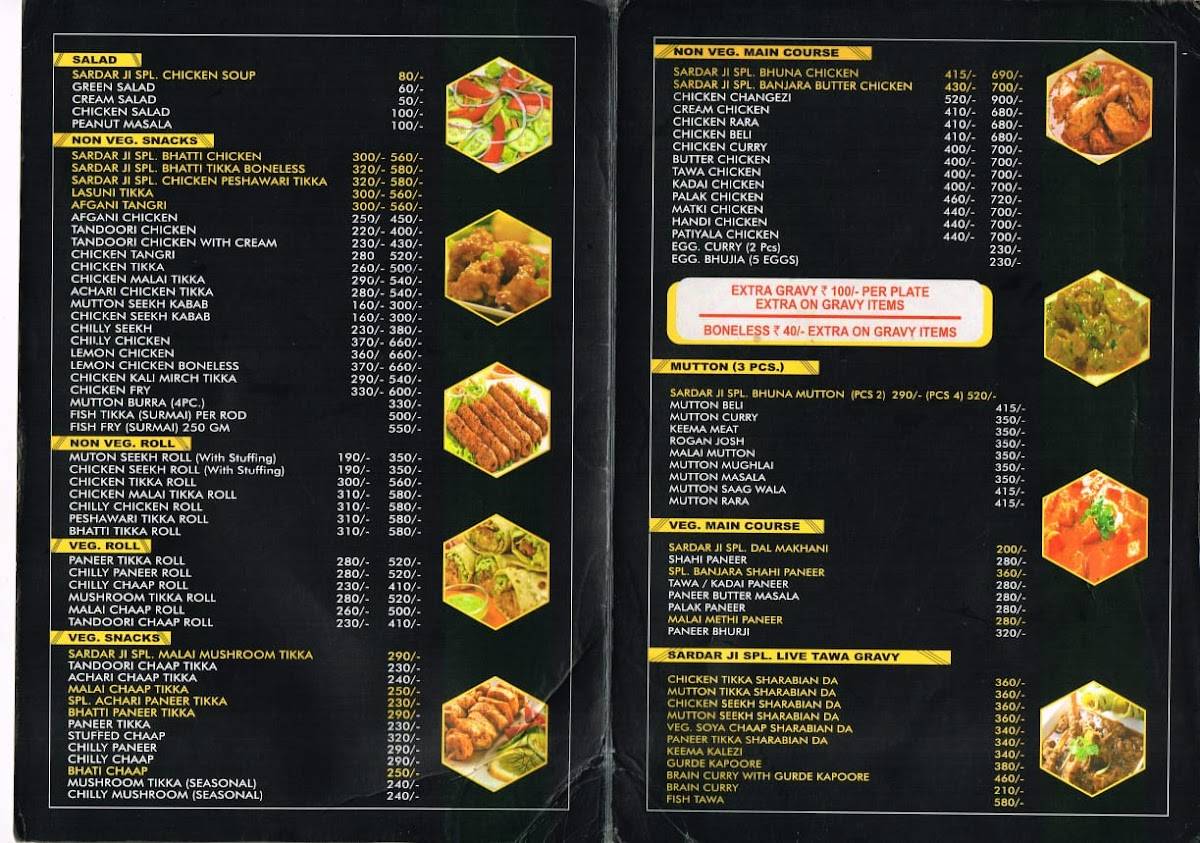 Menu at SARDAR JI CHICKEN CORNER (Rajouri garden), New Delhi, Shop No ...