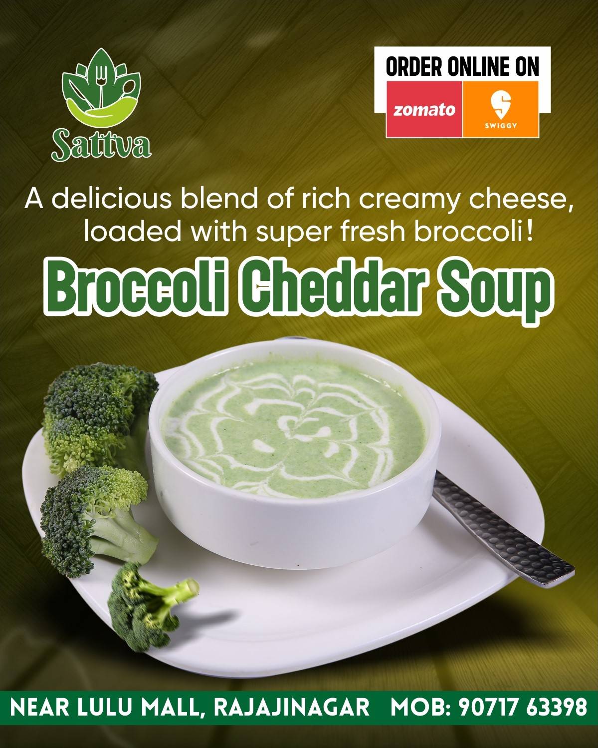 Menu at Sattva Pure Veg Restaurant, Bengaluru
