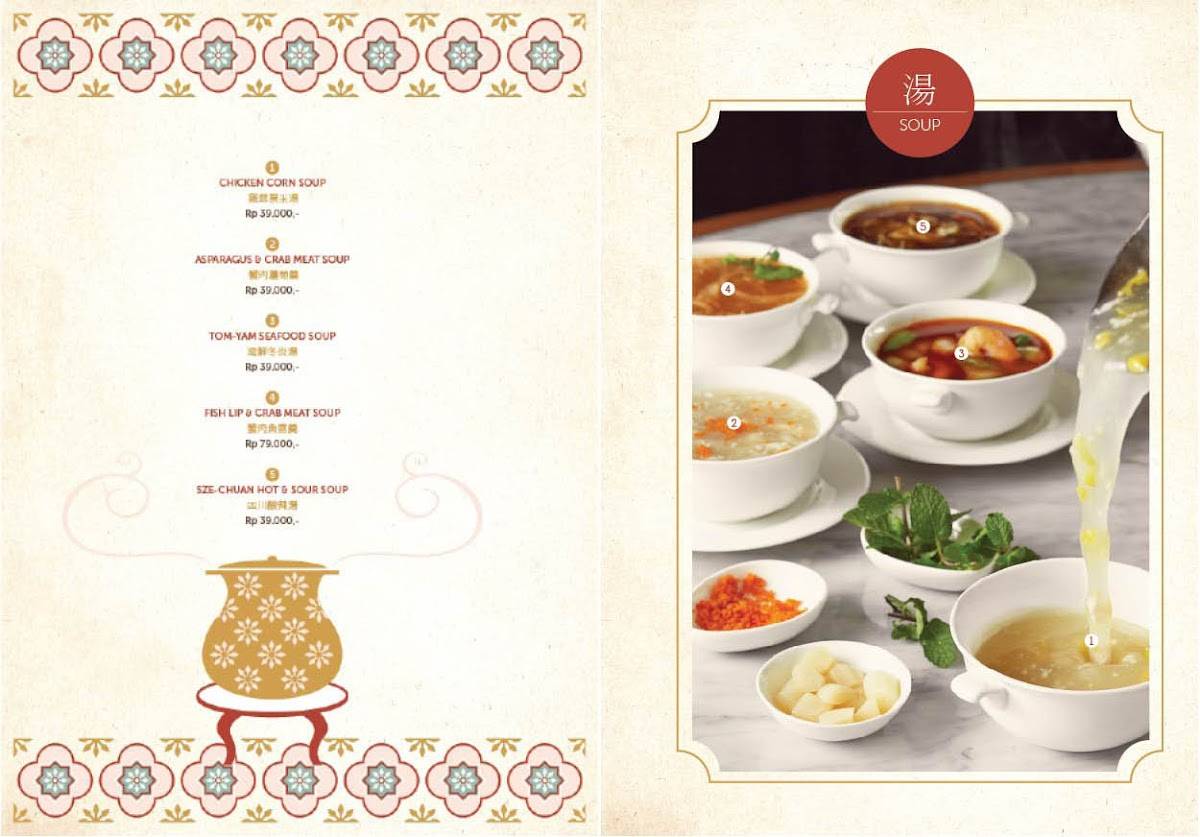 Menu at Seroeni - Plaza Senayan restaurant, Central Jakarta, Plaza Senayan