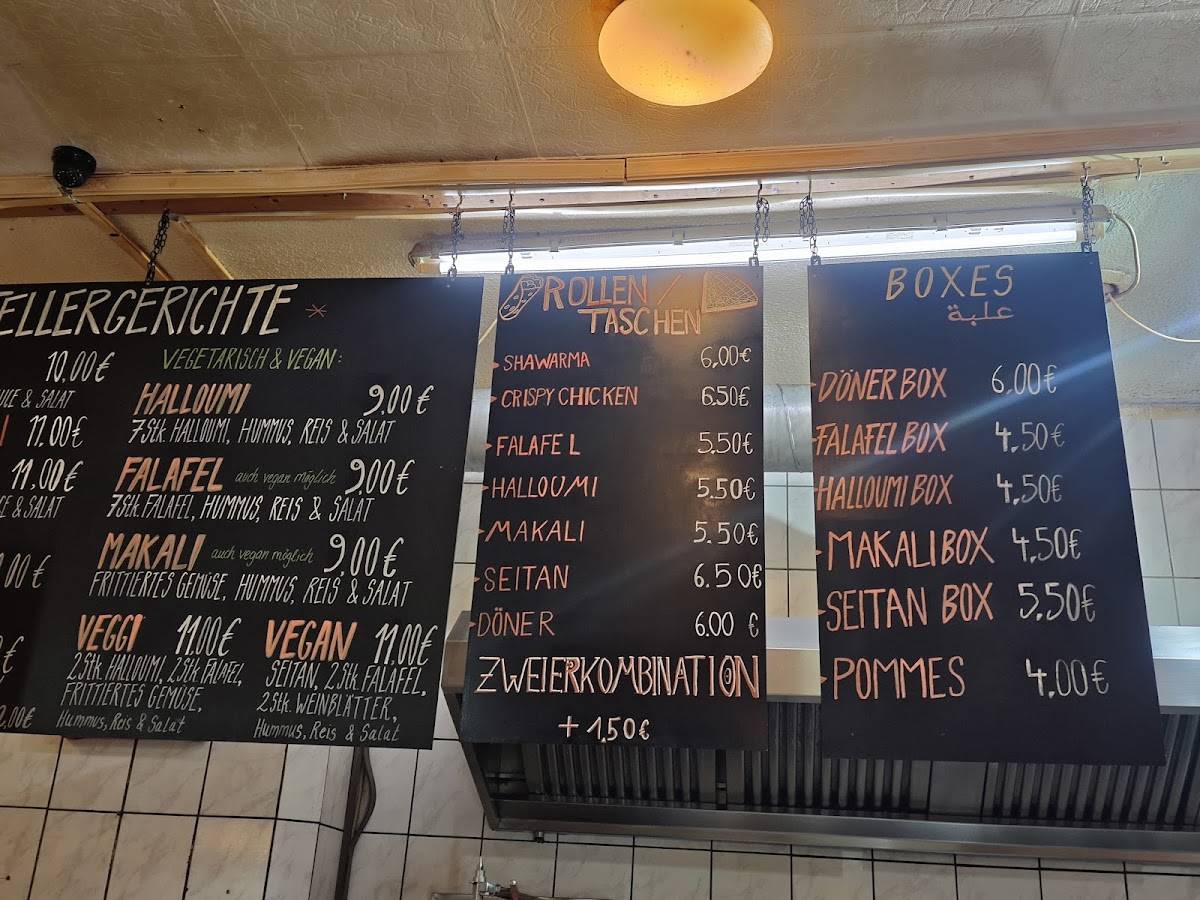 Speisekarte von Shawarma loca restaurant, Göttingen