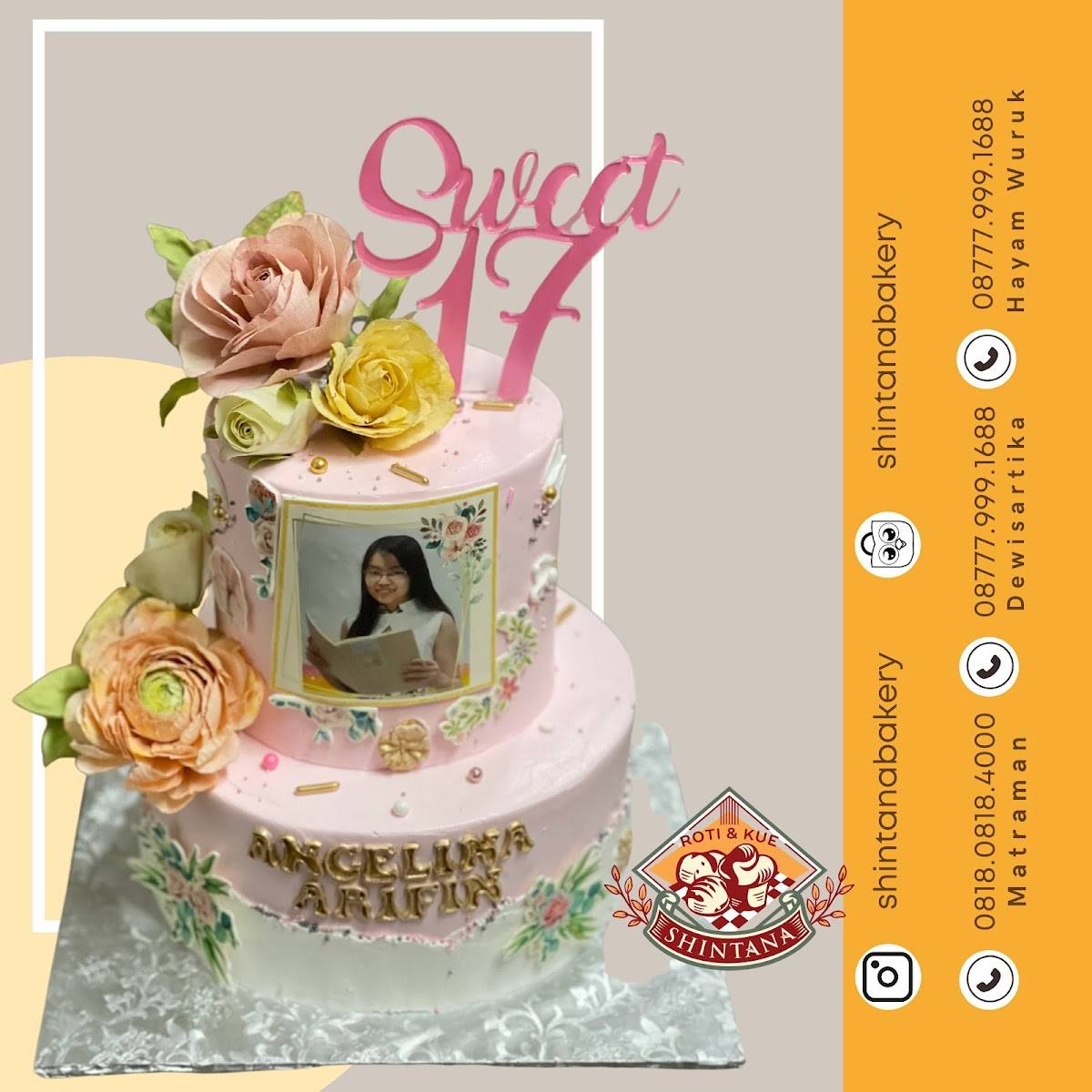 Menu at Shintana Bakery, East Jakarta, Jl. Matraman Raya No.135