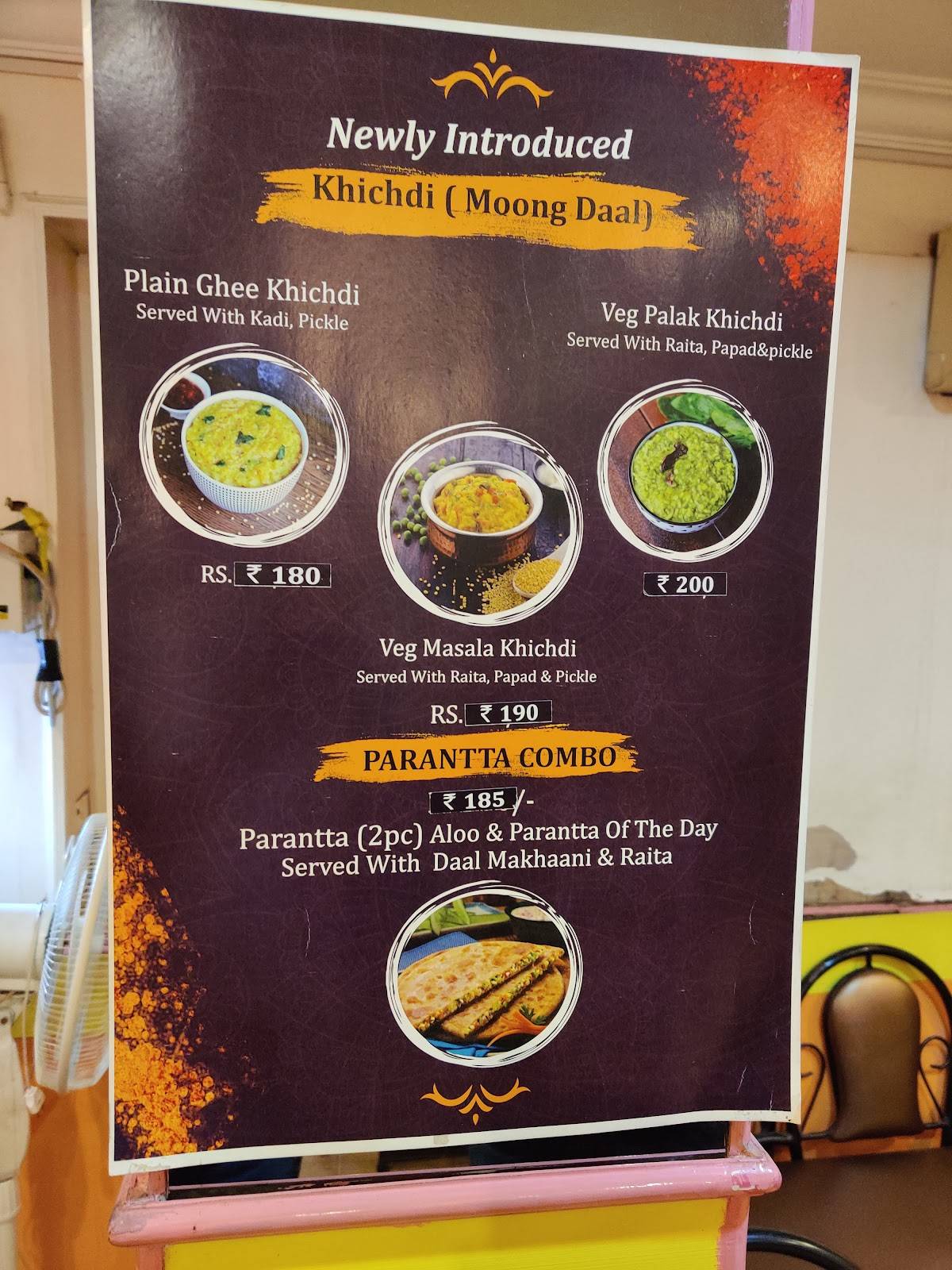 Menu at Shri Rajasthani Dhaba Restaurant, Chennai, 3rd Floor