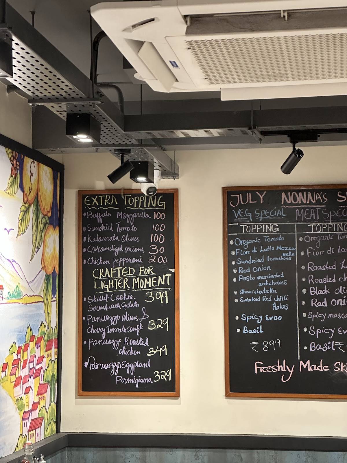 Menu at Si Nonna's - The Original Sourdough Pizza JP Nagar Bengaluru, Bengaluru