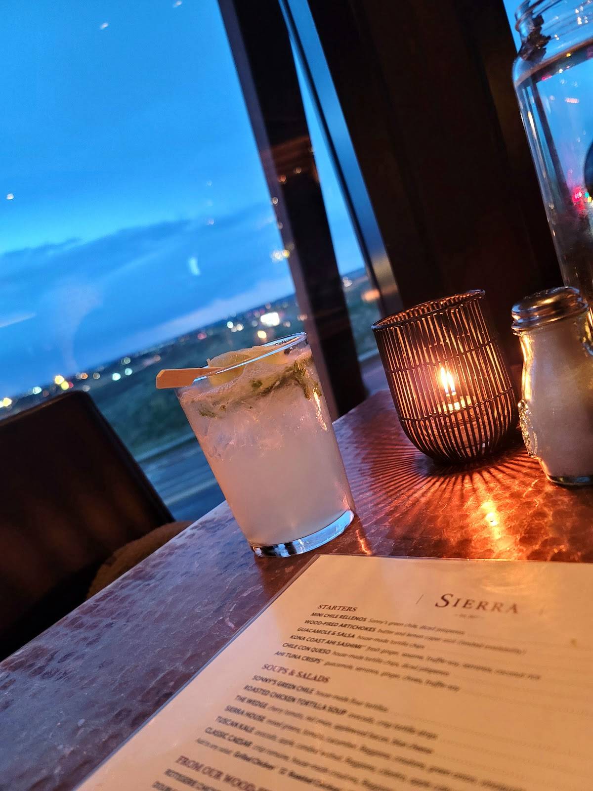 Menu at Sierra restaurant, Lone Tree