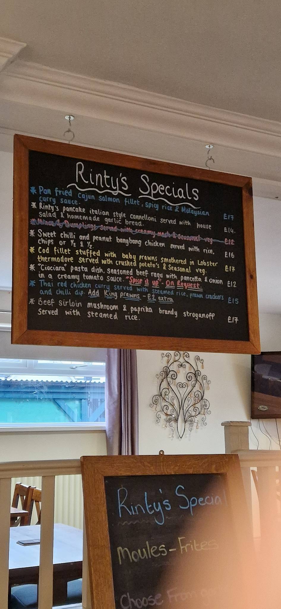 Menu at Sir Thomas Brown pub & bar, Stockton-on-Tees