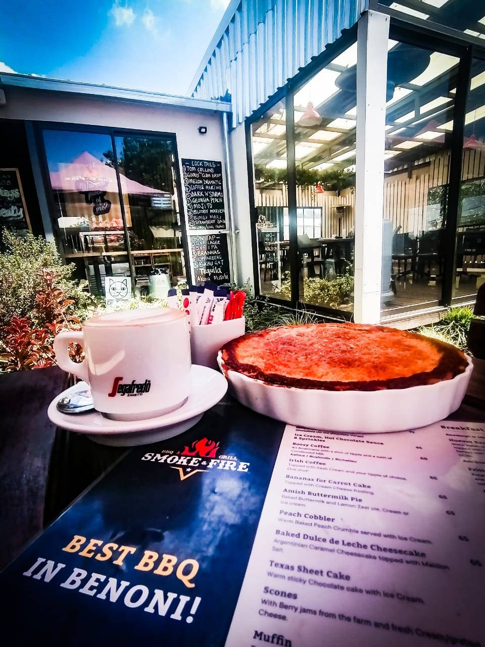 Menu at Smoke and Fire BBQ, Benoni