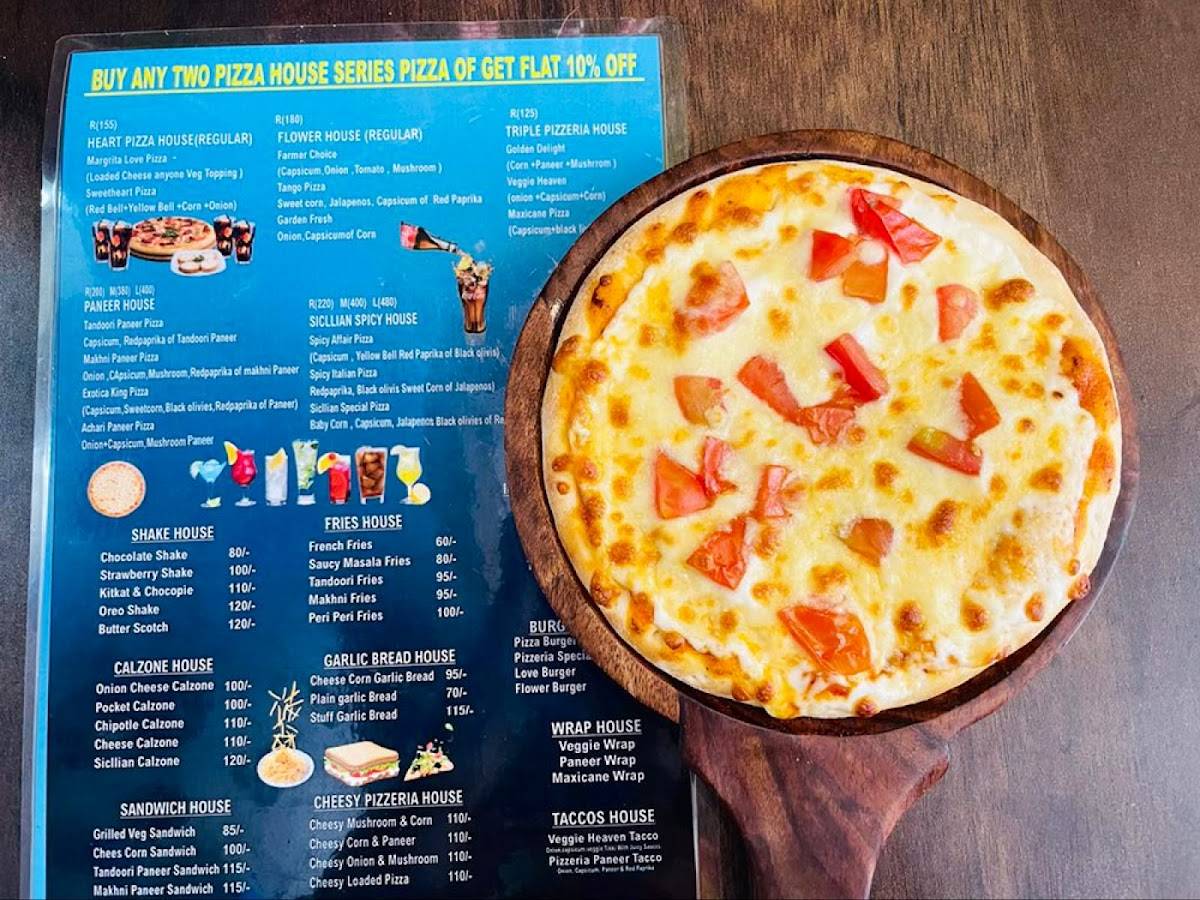 Menu at The Mocktails pizzeria House, Solan