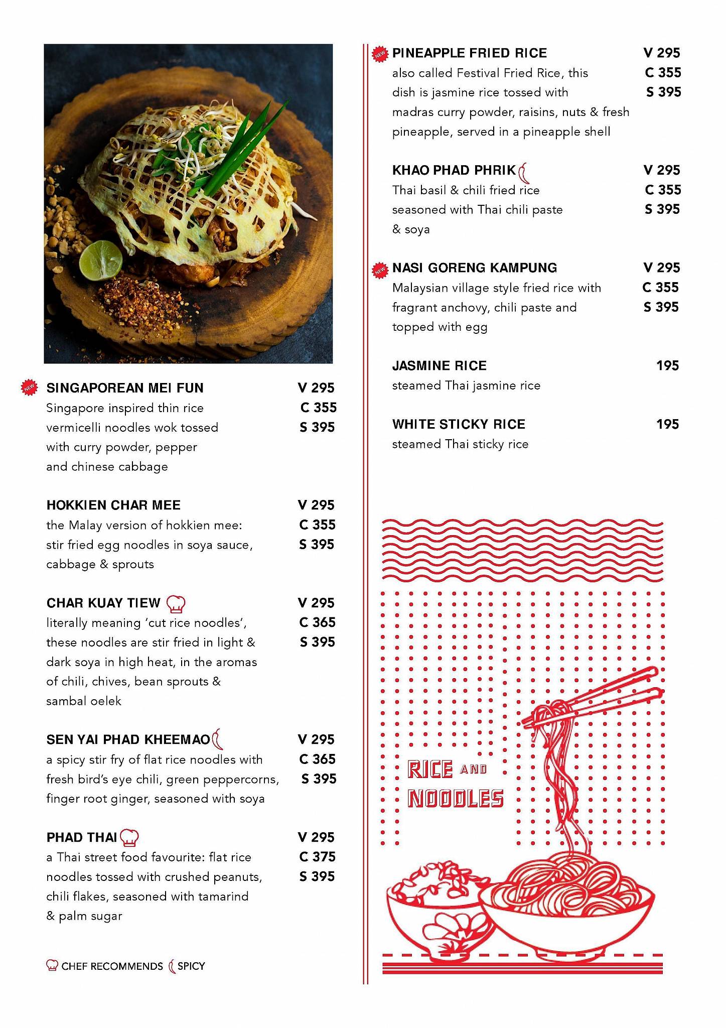 Menu at Soy Soi, Chennai