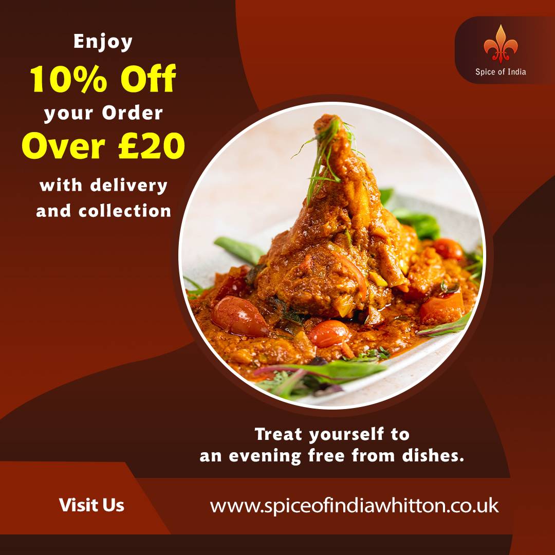 Menu at Spice of India, Whitton restaurant, Twickenham, 27 High Street ...