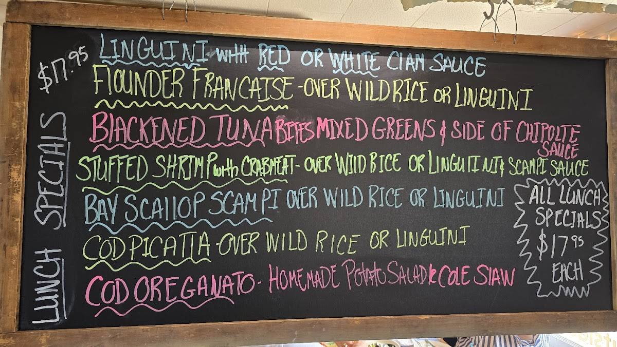 Menu at Spike's Fish Market & Restaurant, Point Pleasant Beach