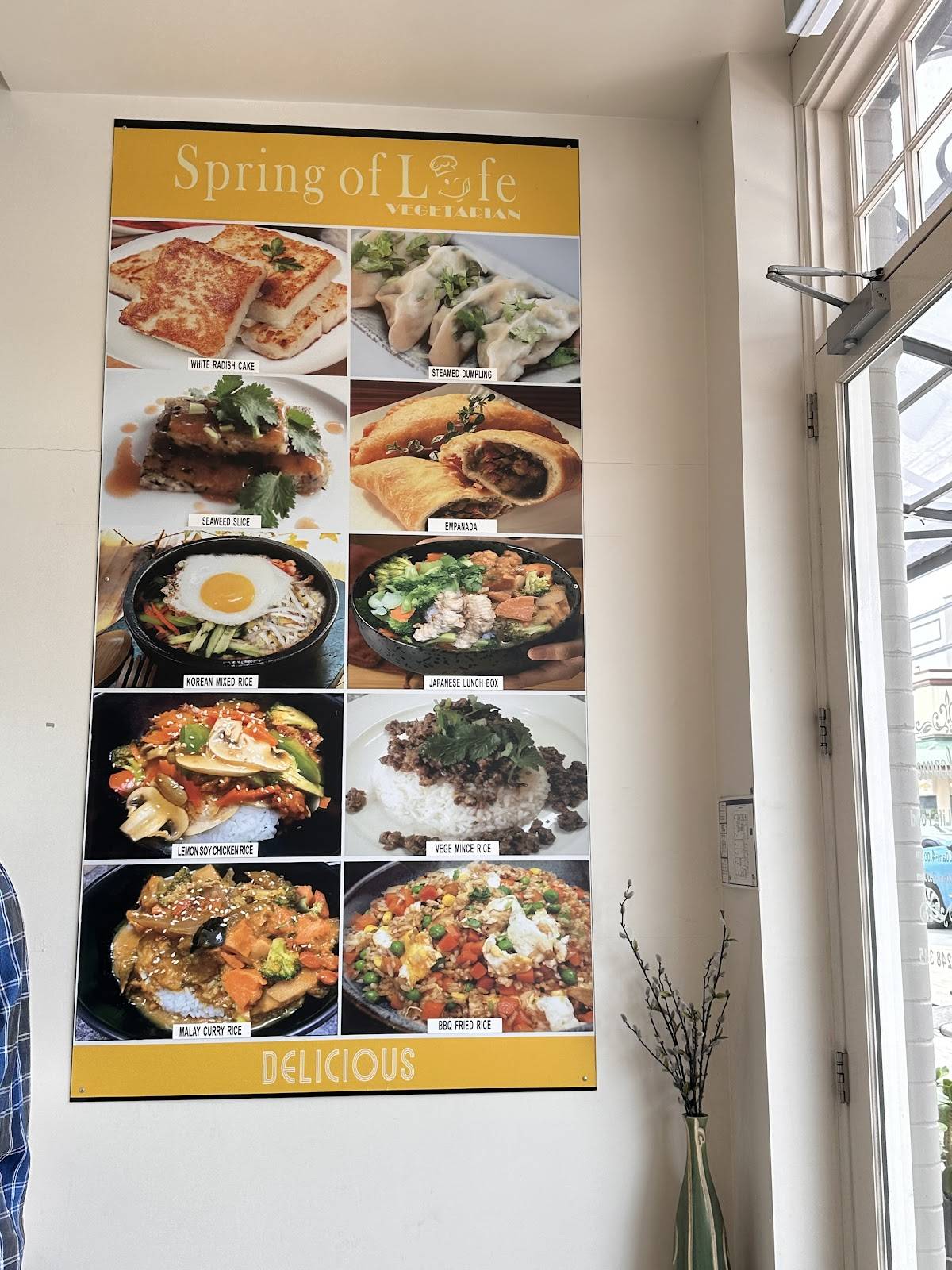 Menu at Spring Of Life Food restaurant, Bowral