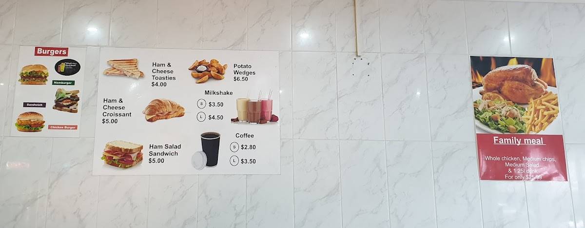 Menu at Springwood Charcoal Chicken Spot fast food, Springwood
