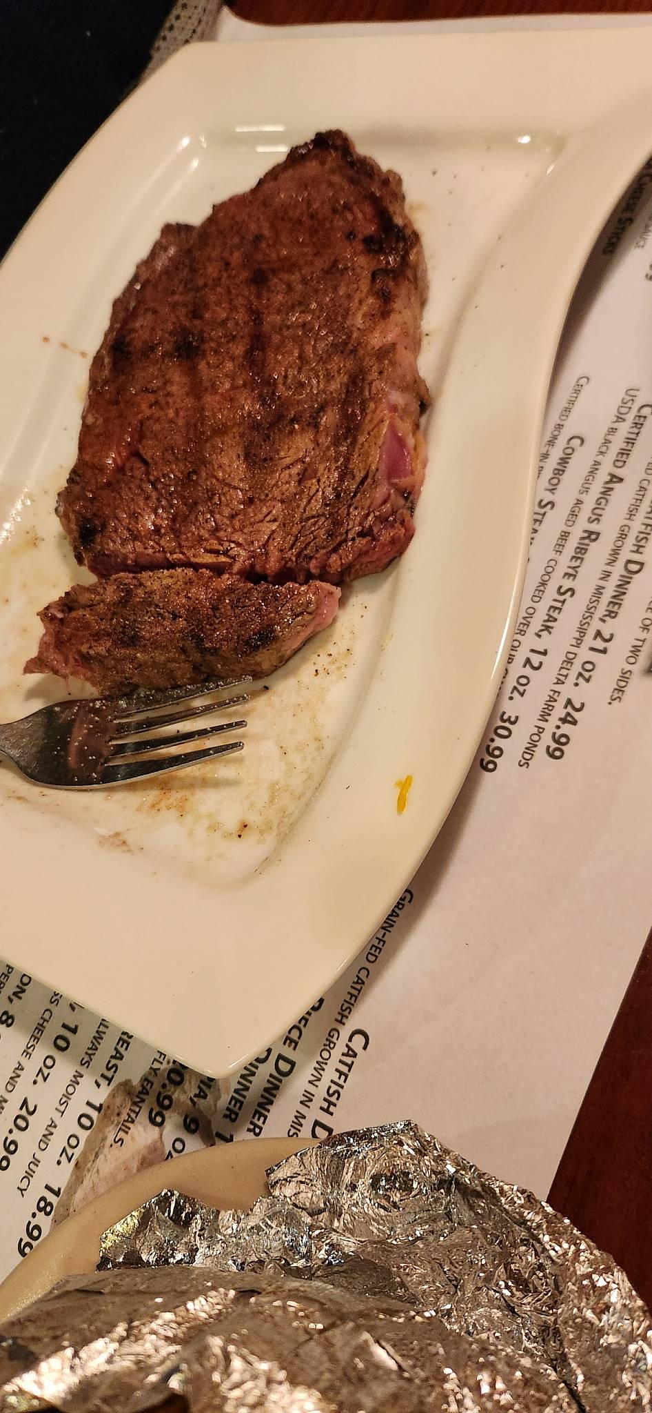 Menu at Stookey's Restaurant, Thorntown