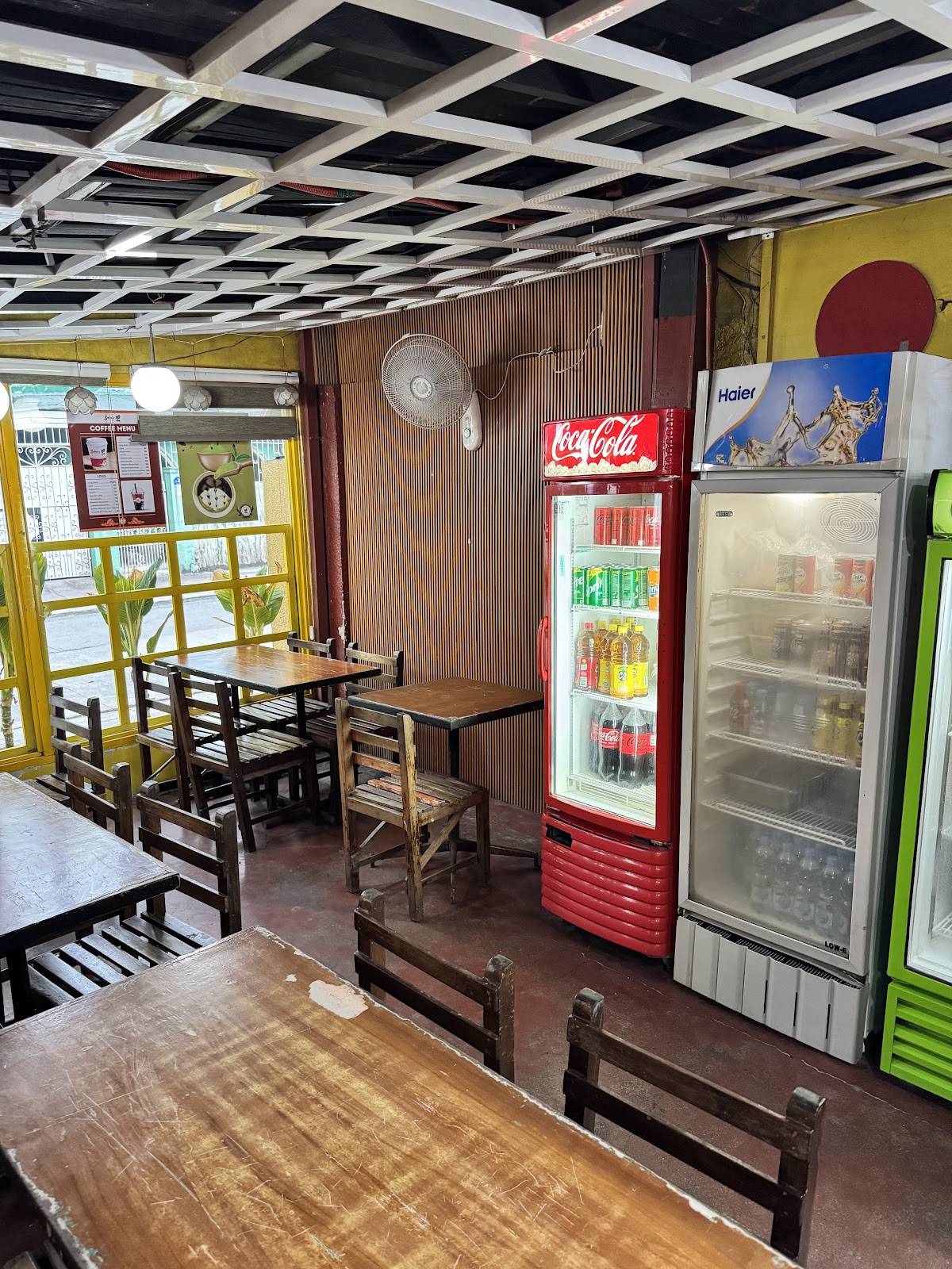 Menu at Suba's restaurant, Marikina