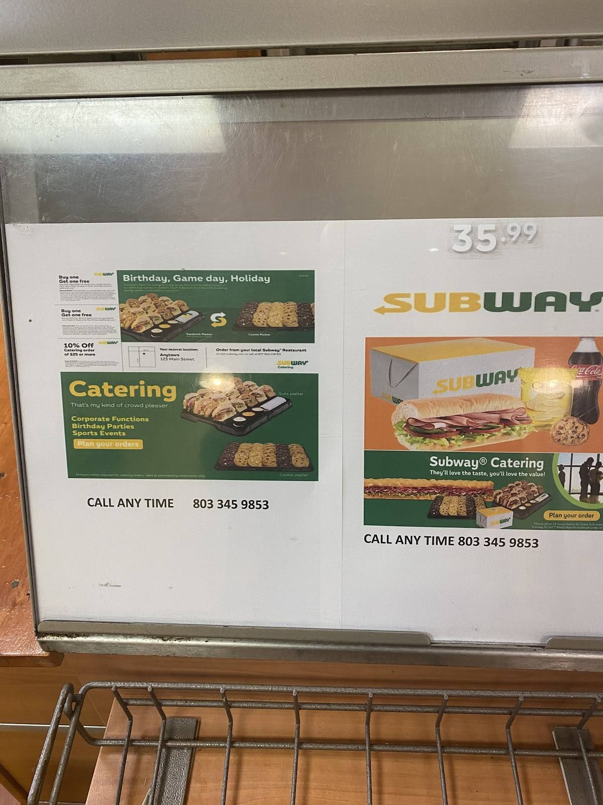 Menu at Subway fast food, Chapin, Chapin Rd Unit # 2