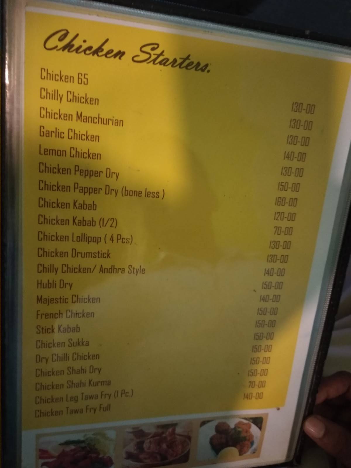 Menu at Sulthan Family Restaurant, Chitradurga