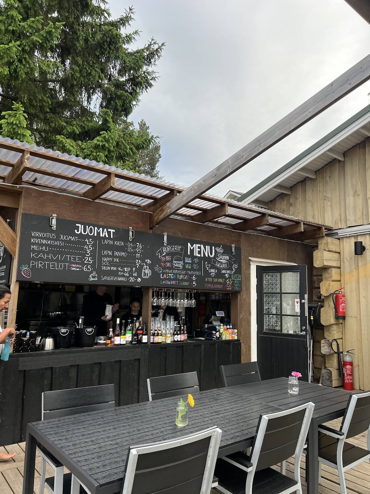 Carta de Summer Restaurant Kesärafla, Rovaniemi