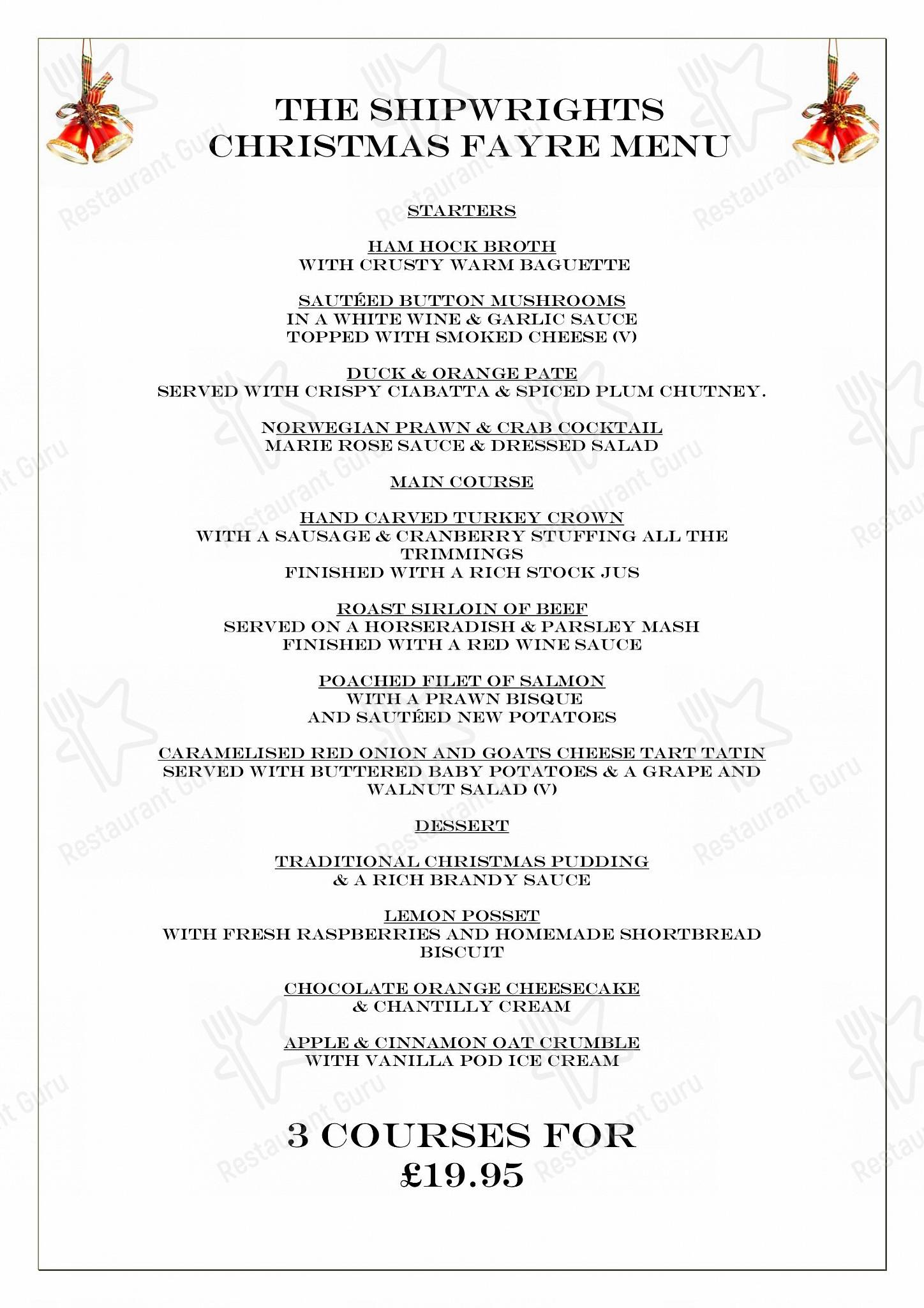 Menu at The Saltgrass pub & bar, Sunderland