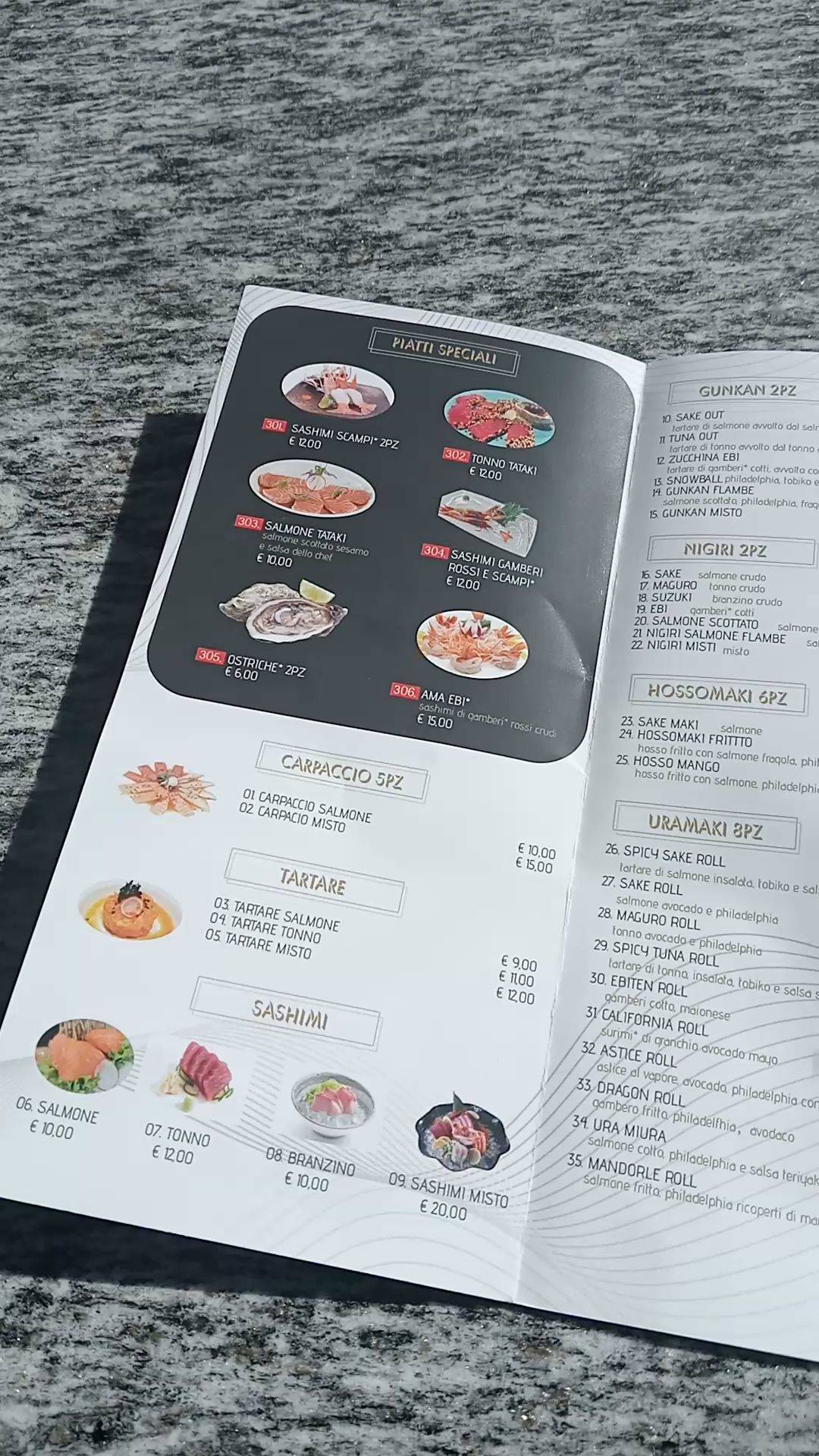 Speisekarte von Sushi La Divina restaurant, Zenna, Via Corso Europa