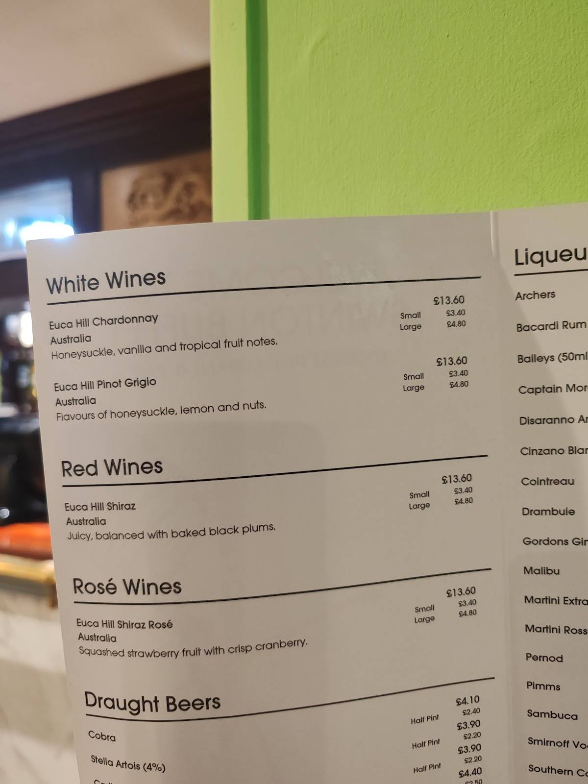 Menu at Swinton Buffet restaurant, Manchester, 516 Bolton Rd