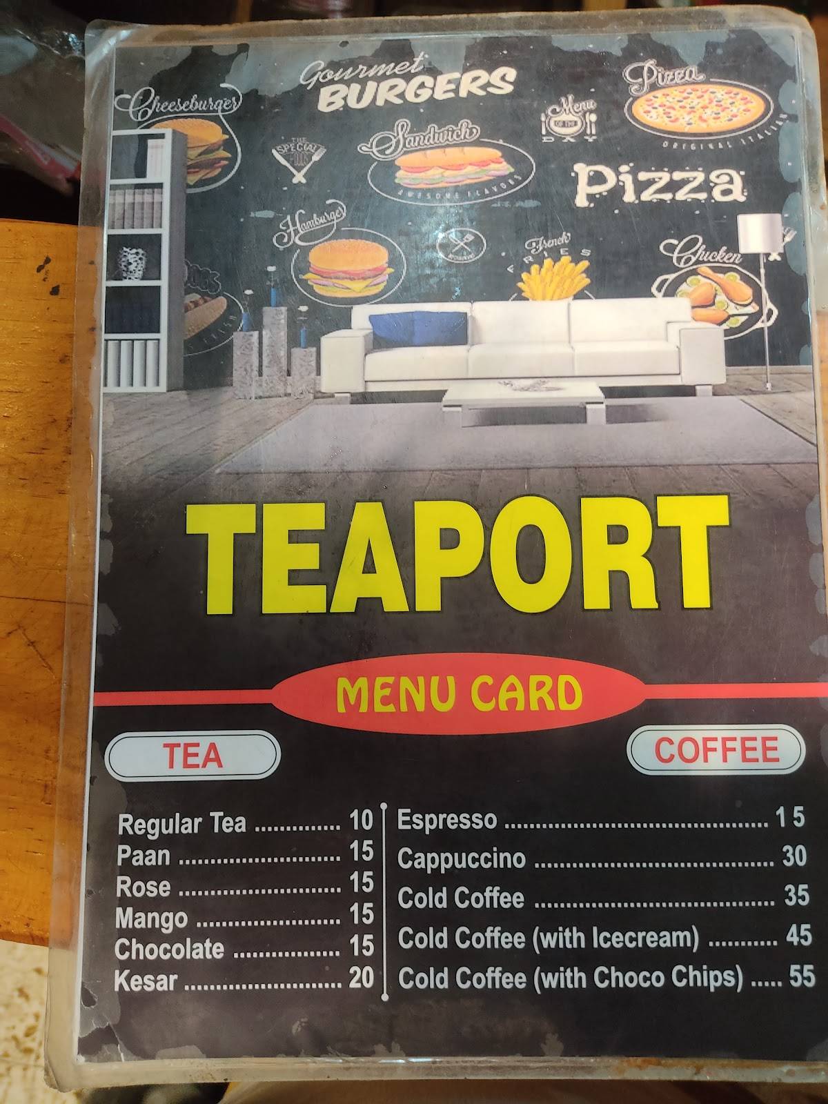 Menu at TEA PORT CAFE, Jaipur
