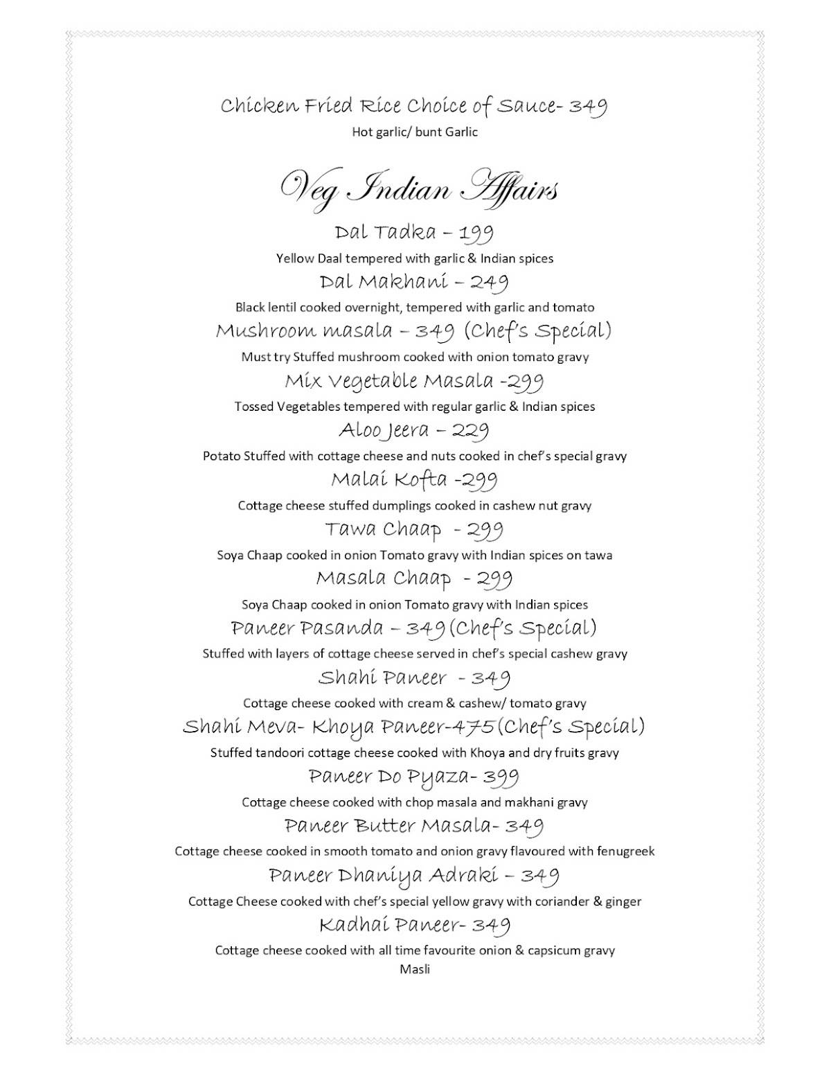 Menu at THE HUT CAFE, Greater Noida