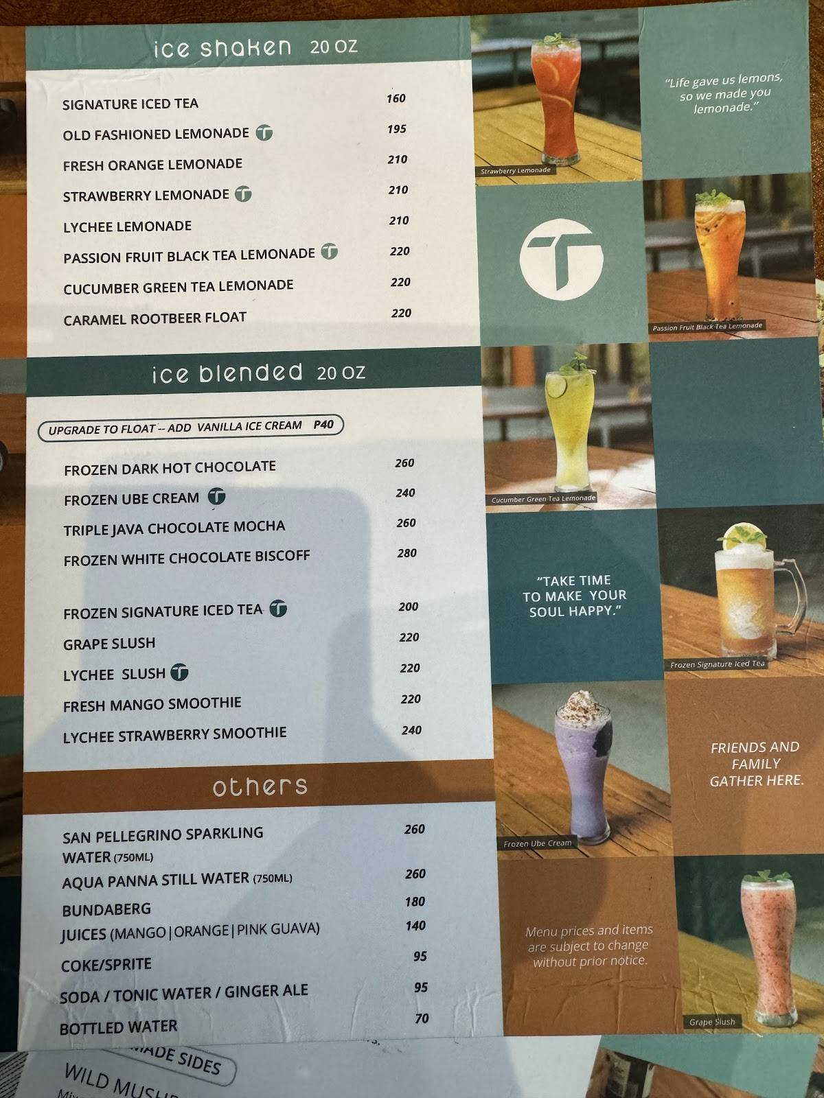 Menu at Tablo Kitchen x Cafe - BF Homes, Parañaque City, Parañaque