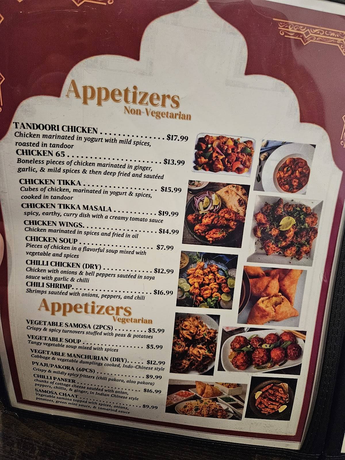 Menu at Taste of Nepal - Nepalese Indian Restaurant St Paul, Saint Paul