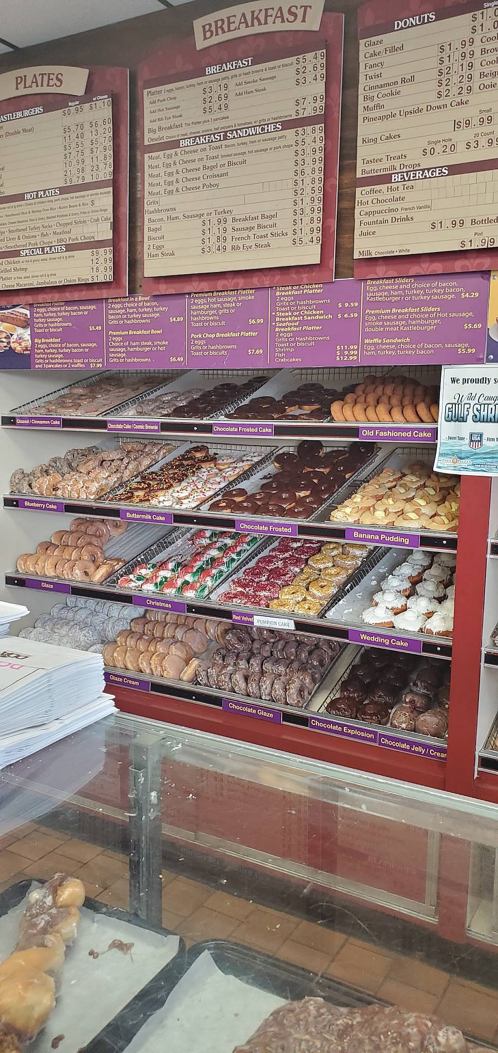 Menu at Tastee Donuts restaurant, Kenner, Loyola Dr # 2