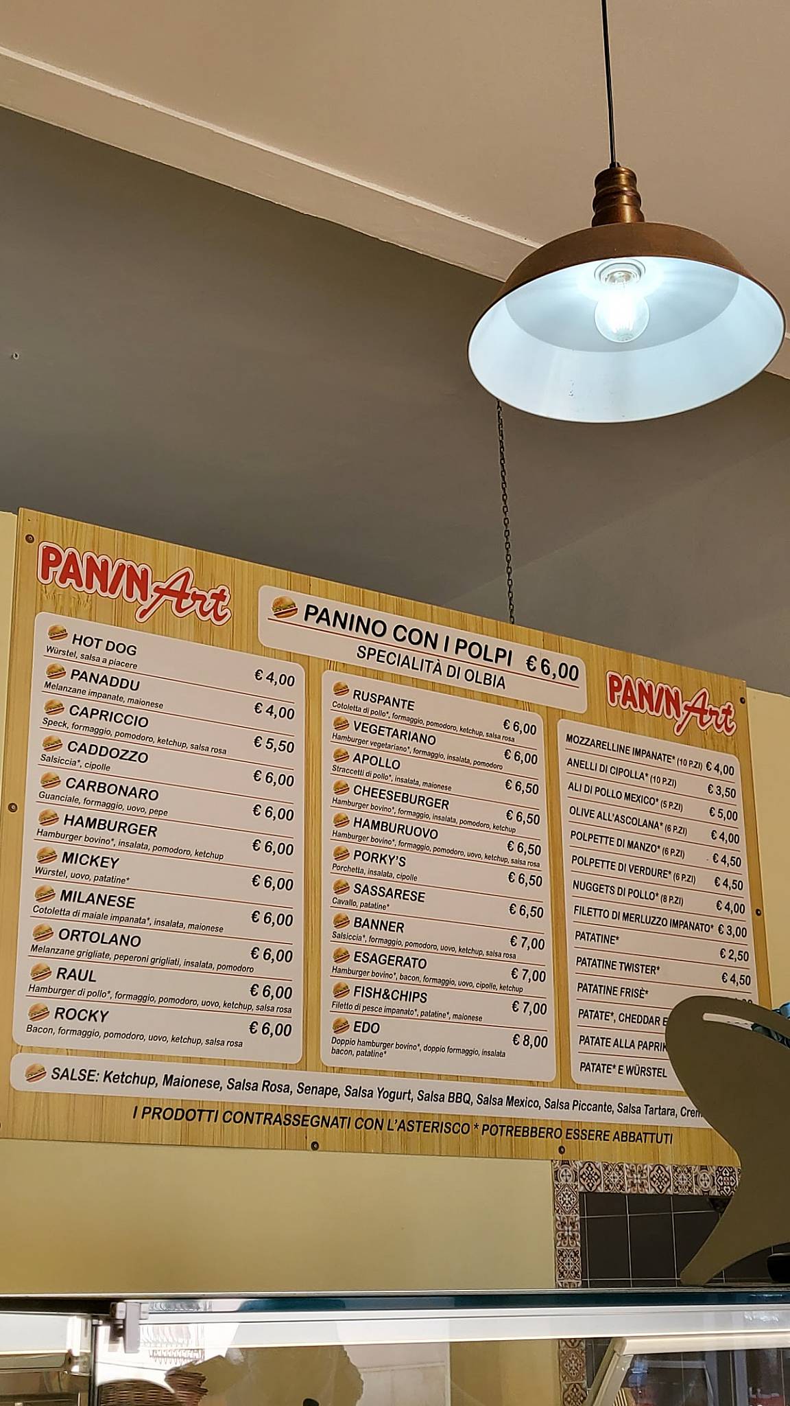 Speisekarte von TastyGo! restaurant, Olbia