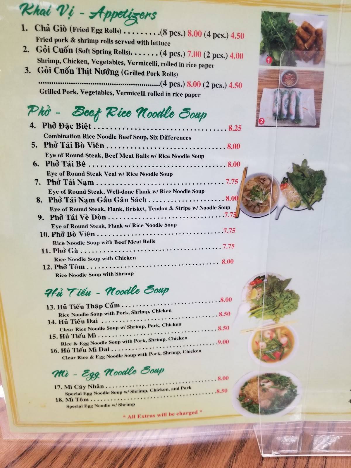 Menu at Tau Bay restaurant, Houston, Southwest Fwy #T